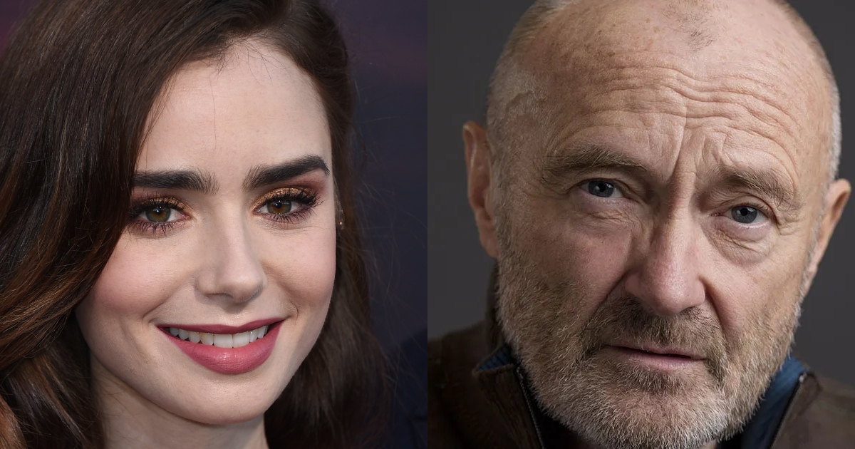 Lily Collins, filha de Phil Collins, deixa mensagem comovente ao pai