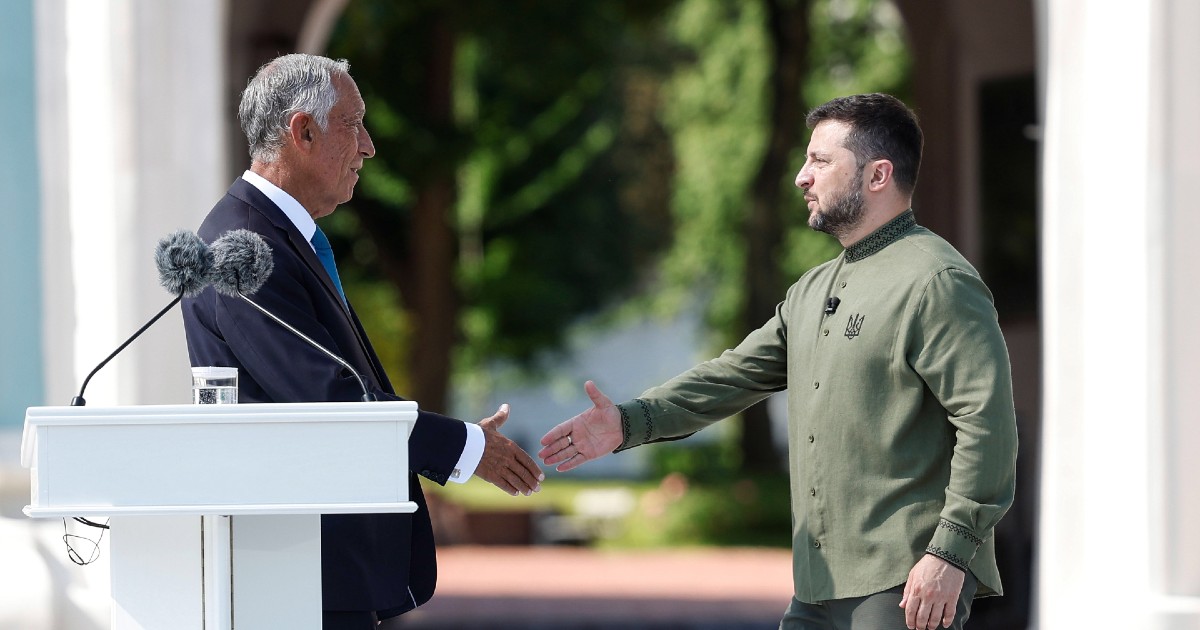 Ucrânia: Zelensky aceitou convite de Marcelo para visitar Portugal Ucrânia: Zelensky aceitou convite de Marcelo para visitar Portugal