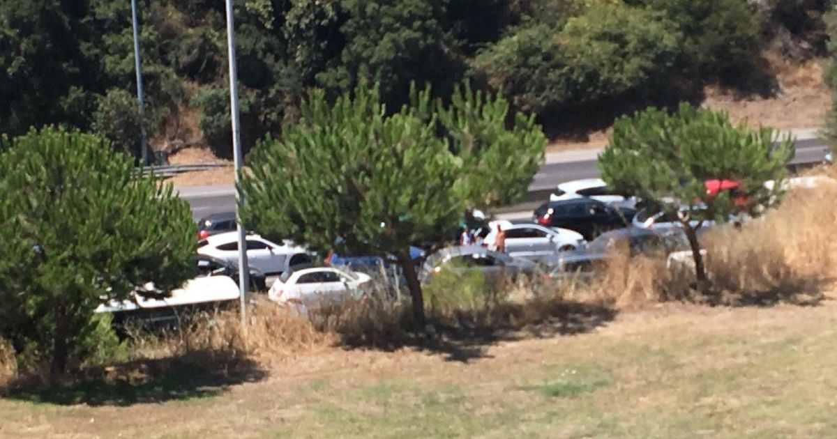 Obras no IC20 afetaram trânsito na Ponte 25 de Abril